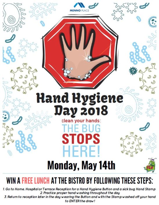 Hand Hygiene Day May 14th CONTEST – Menno Place