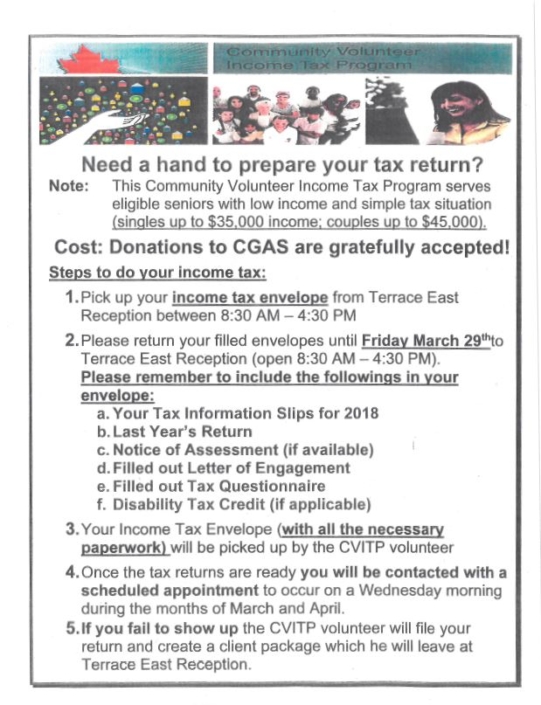 Community Volunteer Income Tax Program – Menno Place
