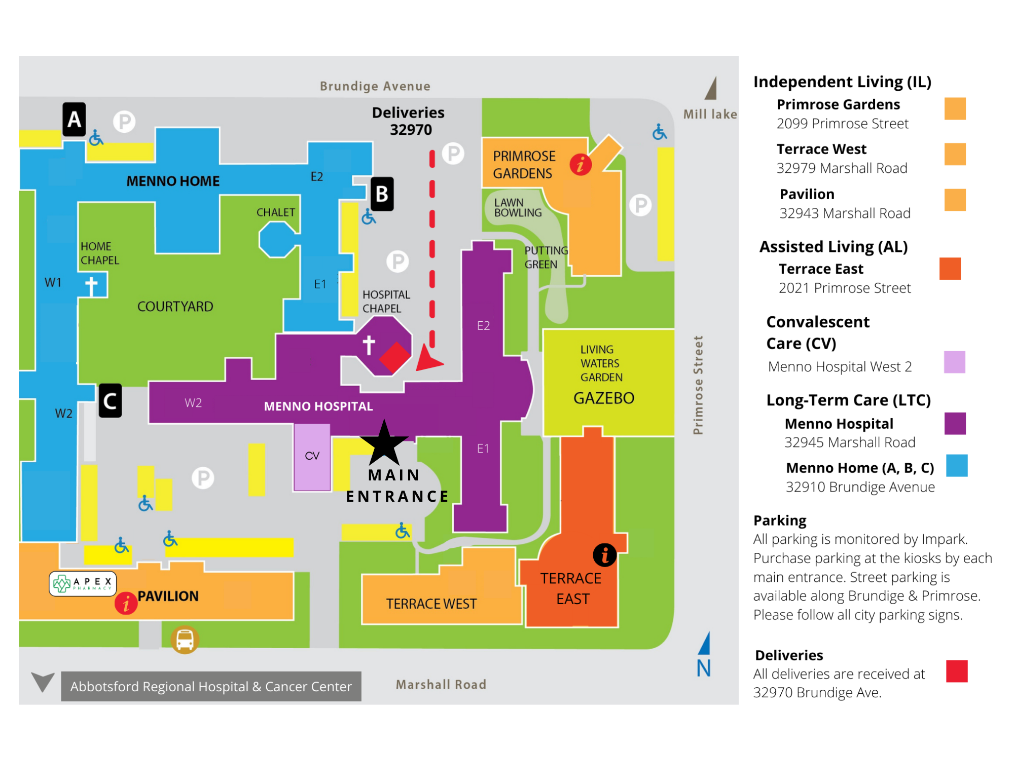 Menno Place Campus Map – Menno Place